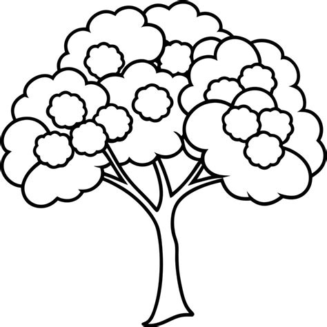 Mulberry Tree Illustration Line Art 50991116 Vector Art At Vecteezy