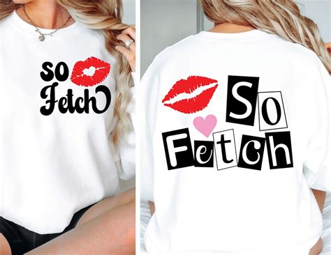 Mean Girls Svg Png Thats So Fetch Png Movie Quotes Png Etsy Australia