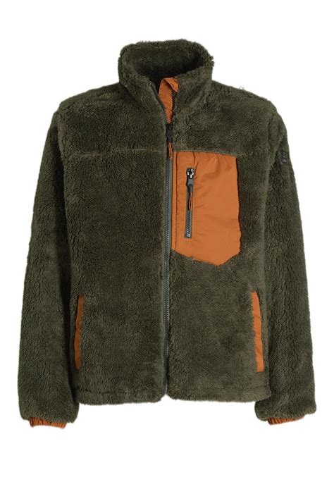 Killtec Fleece Vest Kow 1 Olijfgroen Wehkamp