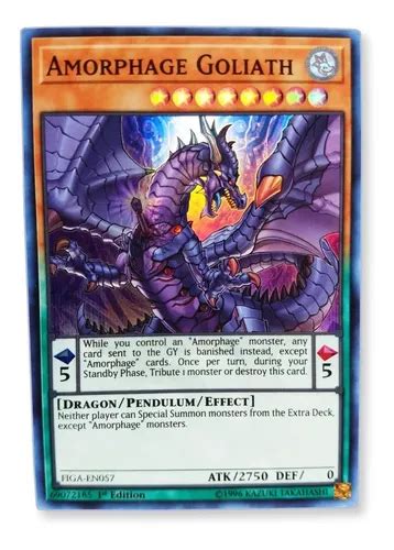 Yugi Oh Amorphage Goliath Figa En057 Super