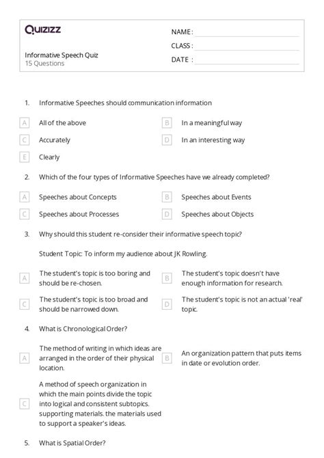 50 Escritura Informativa Hojas De Trabajo Para Grado 6 En Quizizz