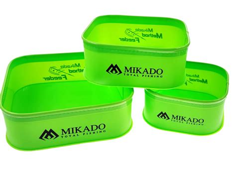 Pojemniki EVA MIKADO METHOD FEEDER 007 Zestaw 3szt Do Pelletu