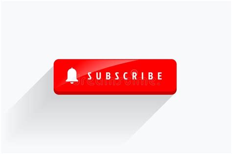 3d Style Subscription Bell Icon For Web App Stock Illustration