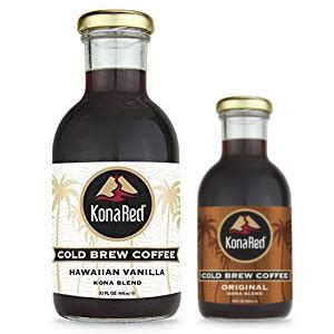 Konared Cold Brew Coffee Hawaiian Vanilla Low Calories