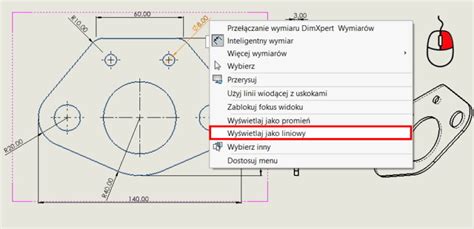 Obrócony wymiar średnicy jak go wyprostować SOLIDWORKS BLOG