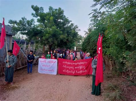 ယင်းမာပင်မြို့နယ်မြောက်ခြမ်း စစ်အာဏာရှင်ဆန့်ကျင်ရေး အရုဏ်ဦး သပိတ် Khit Thit Media