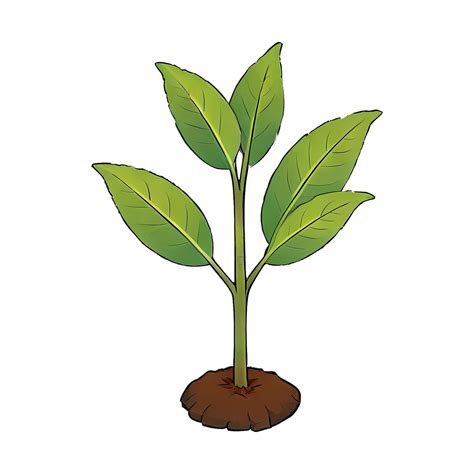 Ai Generated Plant Hand Drawn Cartoon Style Illustration 42052605 Png