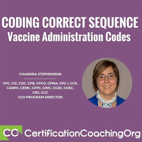 Correct Coding Sequence Of Vaccine Administration Codes