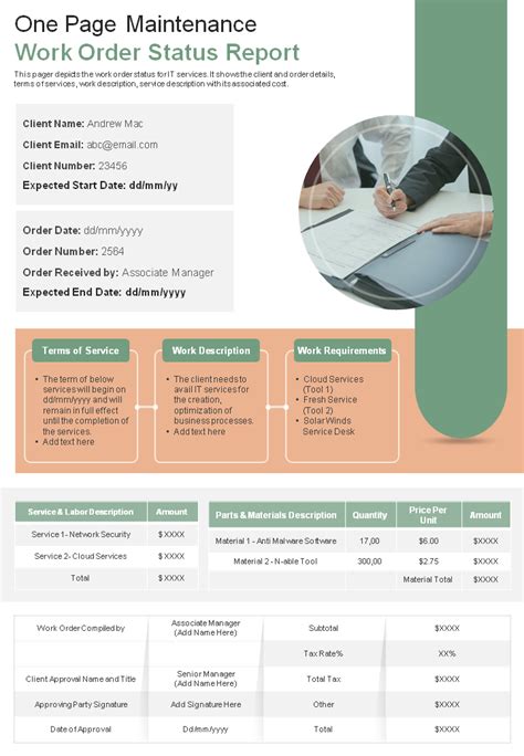 Top 11 Work Order Templates With Samples And Examples