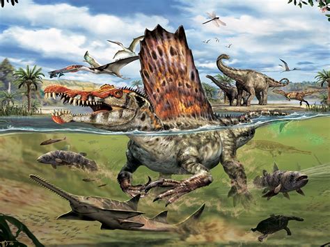 Steppe Mammoth Vs Spinosaurus Aegyptiacus Bestiary