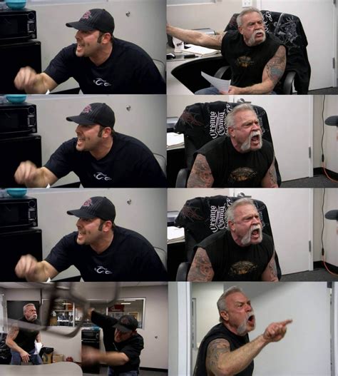 American Chopper Argument Long Blank Template Imgflip