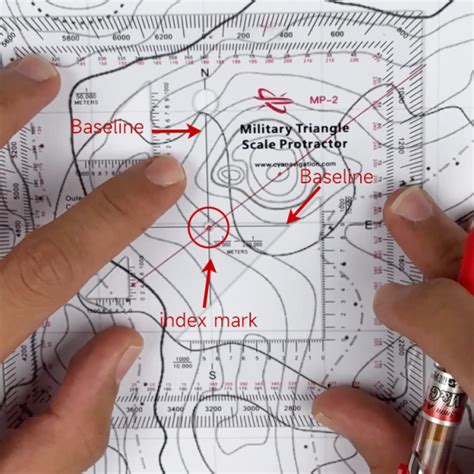 How To Use A Military Protractor For Land Navigation Home Cya Aviation