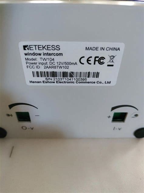 Retekess TW104 Two Way Intercom, Full Duplex Intercom System with Clear ...