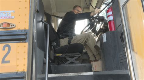 An Iowa Superintendent Drives A School Bus To Help With Bus Driver Shortage