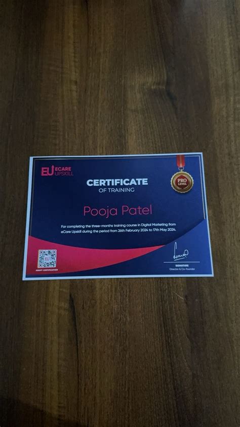 Pooja Patel On Linkedin Im Happy To Share That I Have Completed My
