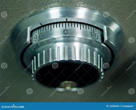 Safe Vault Combination Spinner Stock Image Image Of Bank Cash 12250293