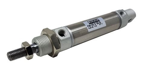 Cilindro Pneumático Dupla Ação Mini Iso Ø x Curso KFF AUTOMACAO