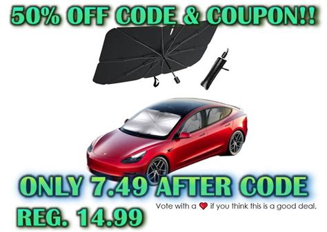 🔥50 Off Code And Clip Coupon 719 Car Windshield Sun Shade Umbrella
