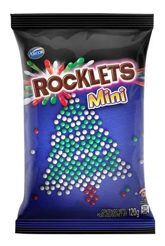 Rocklets Mini Navidad Arcor Confites De Chocolate Con Leche Mercadolibre