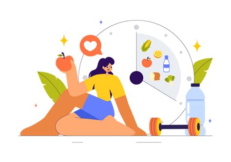 Healthy Diet Plan Illustration Pack 13 Free Download Miscellaneous Illustrations Iconscout