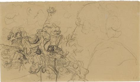 Lucie Hessel De Profil Devant Un Bouquet De Fleurs Modern Discoveries