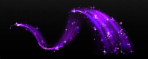 Magic Effect Purple Air Swirl With White Stars 18742709 Vector Art At