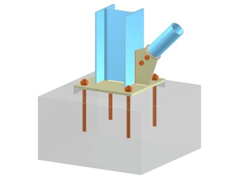 Vérification De Lassemblage De Pied De Poteau En Acier 5692