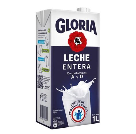 Leche Fresca Uht Entera Gloria Caja 1 L Tottus Perú