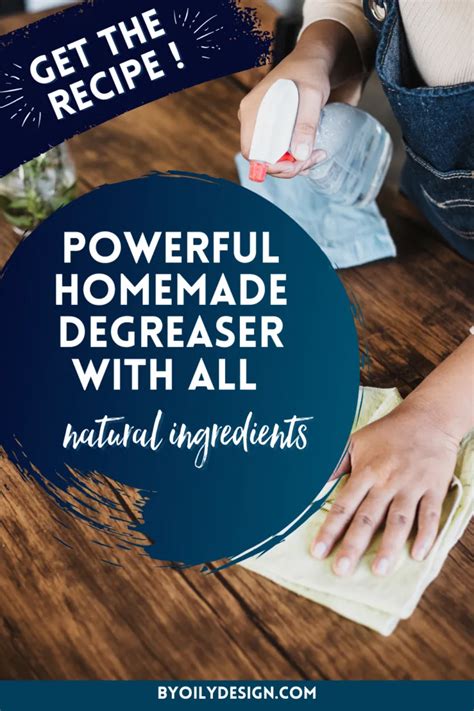 5 Natural Homemade Degreaser Recipes For Your Kitchen By Oily Design