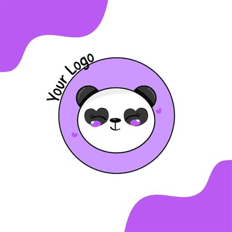 Premium Vector Cute Panda Logo Design Vector