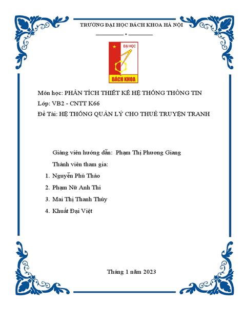 Btn Phan Tich Va Thiet Ke Httt Pdf