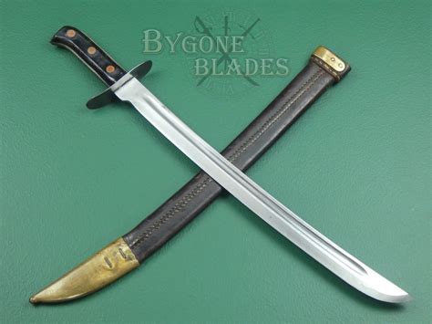 Japanese Ww2 Heiho Captured And Reworked Klewang Cutlass Bygone Blades