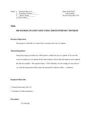 Measuring Planet Size Using Eratosthenes Method Lab Analysis