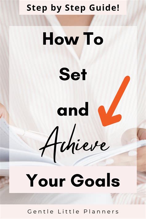 How To Set Your Goals And Achieve Them Artofit