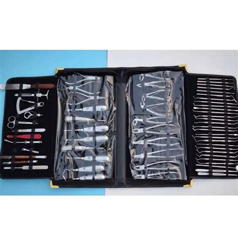 61 Pieces Oral Dental Surgical Extraction Surgery Elevators Forceps