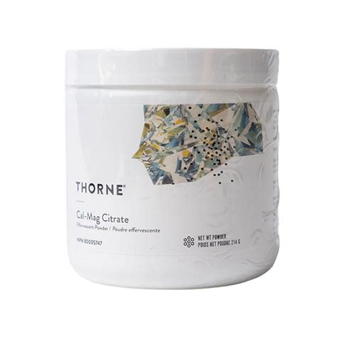 Thorne Cal Mag Citrate Effervescent Powder 227 G Delivery Or Pickup