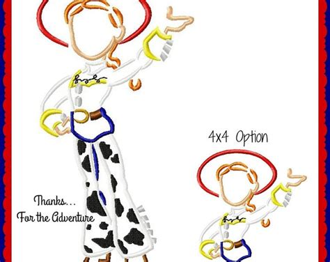 Jessie The Yodeling Cowgirl From Toy Story Sketch Digital Etsy