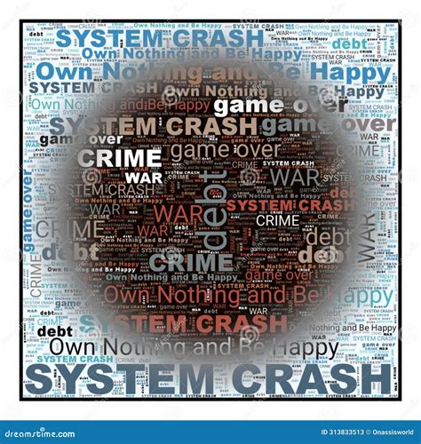 System Crash New World Order Stock Image Image Of World System