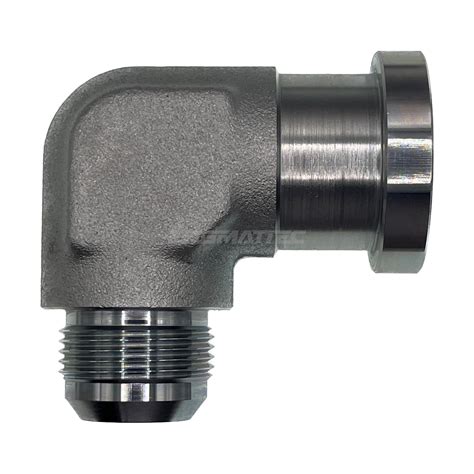 Flange Code 62 X Jic Male 90° Compact — Engmattec Australia