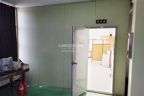 중학교 체육관시설 리모델링공사 큐브디자인