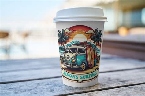 Van Surfing Clipart Caravan Surf Clipart Surfing Sublimation High