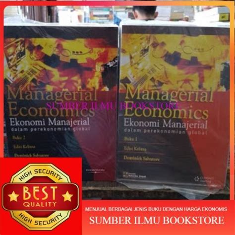 Jual Buku Cetak Managerial Economics Ekonomi Manajerial Dalam Perekonomian Global Edisi Kelima