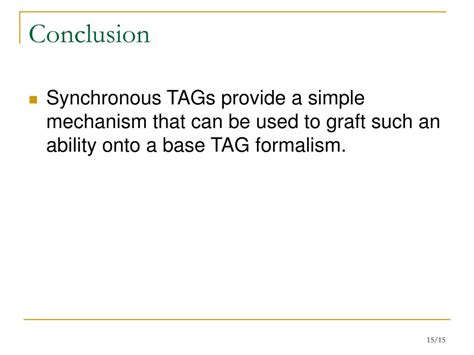 Ppt Synchronous Tree Adjoining Grammars Powerpoint Presentation Free Download Id4222623