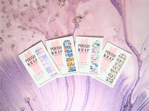 Polish Wrap Instant Manicure 100 Nail Polish Wraps No Dry Time