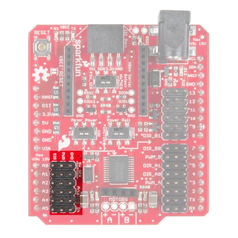 Wireless Motor Driver Shield Hookup Guide Sparkfun Learn