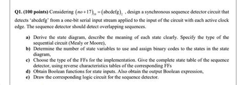 Solved No Is 41q1 100 ﻿points ﻿considering