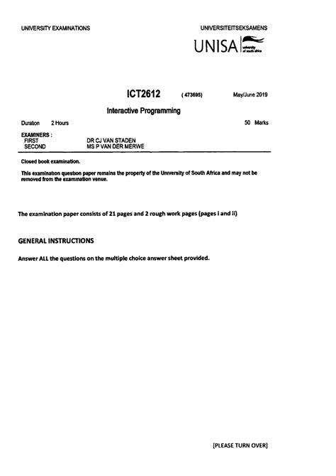 Exam June Questions ICT Studocu
