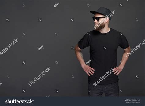 Hipster Handsome Male Model Beard Wearing Stock Photo Shutterstock