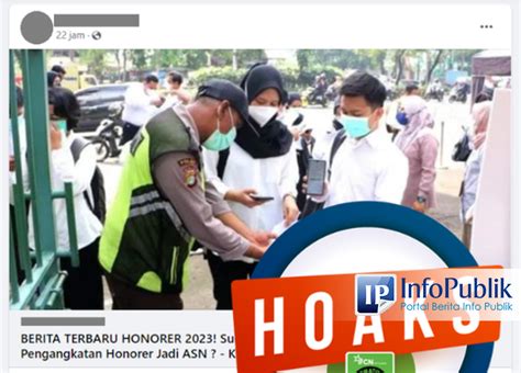 InfoPublik CEK FAKTA Surat Kelulusan Tenaga Honorer Menjadi ASN