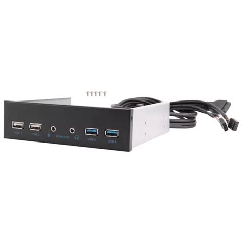 525 Inch Desktop Pc Case Internal Front Panel Usb Hub 2 Ports Usb 30